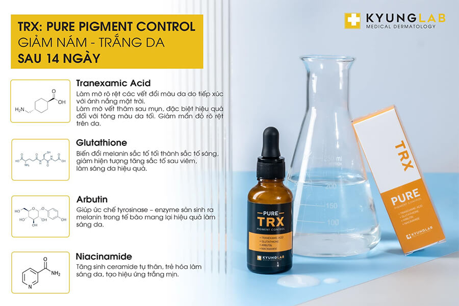 Serum trắng da trị nám tàn nhang Kyung Lab Pure Trx Pigment Control ...